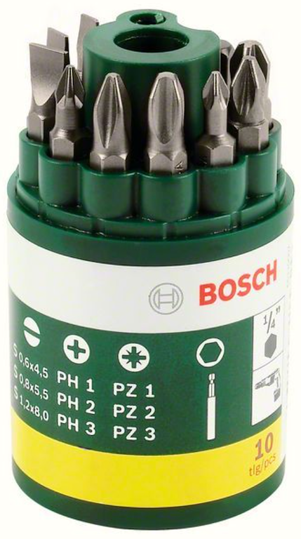 10-delni set bitova odvrtača Bosch 2607019454