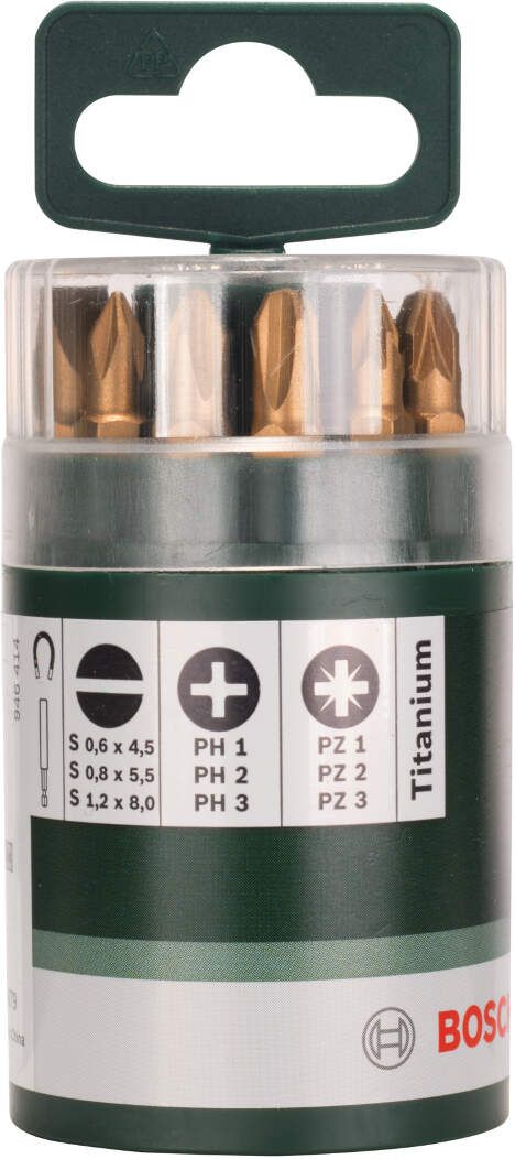 10-delni set bitova Titanium S, PH, PZ Bosch 2609255978