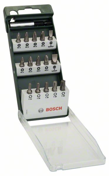 16-delni set bitova odvrtača Standard, mešani (S, PH, PZ, T) Bosch 2609255977