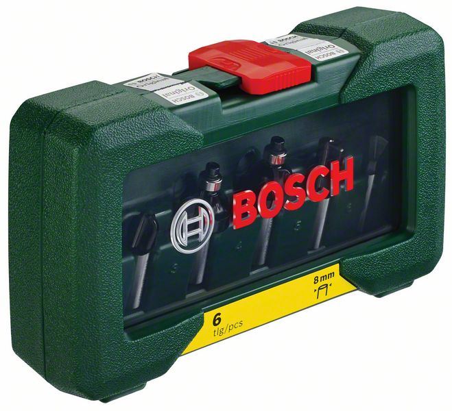 6-delni set TC glodala (8 mm prihvat) Bosch 2607019463