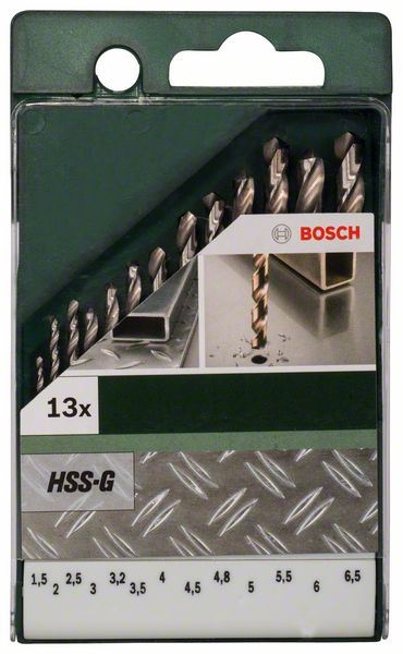 13-delni set burgija za metal HSS-G, DIN 338 Bosch 2609255061