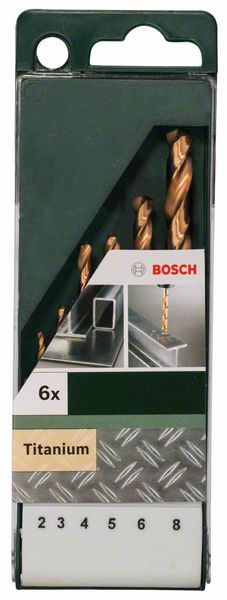 6-delni set burgija za metal HSS-TiN, DIN 338 Bosch 2609255113