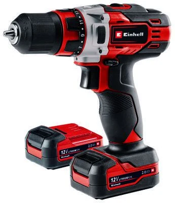 EINHELL Akumulatorska bušilica TE-CD 12/1 Li (2×2,0Ah)