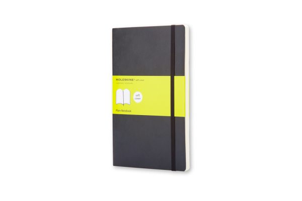 Moleskine Crna prazna Meki povez