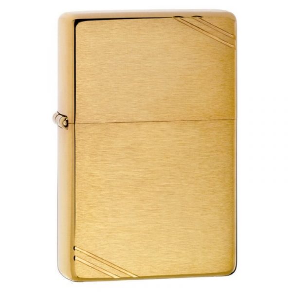 Zippo Vintage Brushed Brass