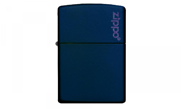 Zippo Navy Blue Matte w/ Zip Logo