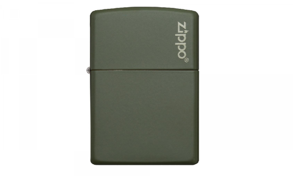 Zippo Green Matte w/ Zippo logo