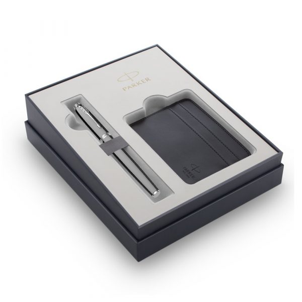 PARKER ROYAL Roler IM Black CT+card holder