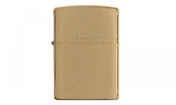 Zippo Brushed Solid Brass