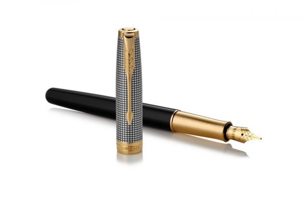 PARKER Royal NP SONET Blk-Sil CH GT 18K