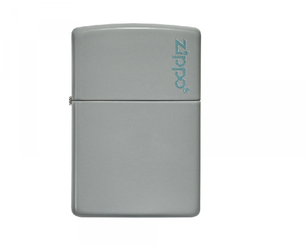 Zippo Flat Grey w/ Logo