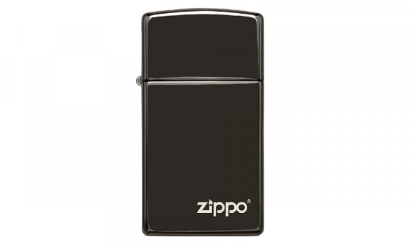 Zippo Slim®Ebony w/ Logo
