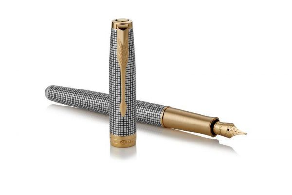 PARKER Royal NP SONET Silver Chisel 18K