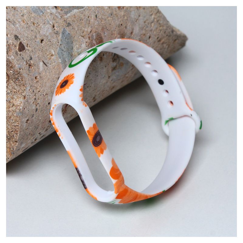 Narukvica za smart watch Xiaomi Mi Band M5/M6 sunflower narandzasta