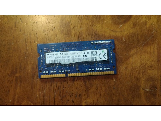 Ram memorija DDR3 Hynix 4GB , 1600Mhz , PC3L , BR7