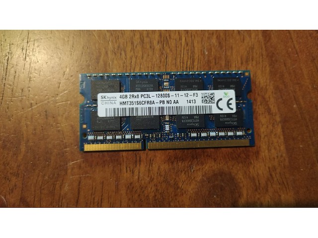 Ram memorija DDR3 Hynix 4GB , 1600Mhz , PC3L , BR6