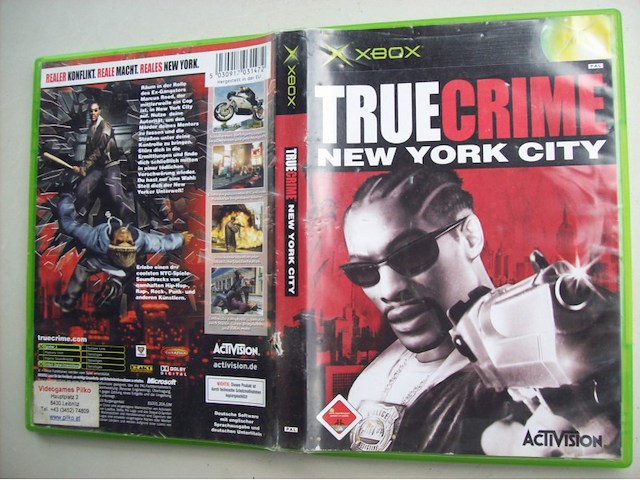 TRUE CRIME NEW YORK CITI - Xbox clasic