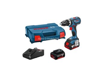 Bosch Akumulatorska vibraciona bušilica - odvrtač GSB 18V-EC, 18V, 2x5,0Ah, 06019E9120