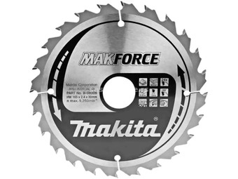 List za testeru od tvrdog metala, MAKForce, 150/20mm sa 24 zubaca Makita