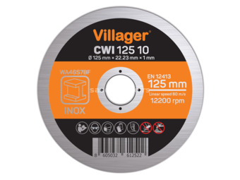 VILLAGER Rezna ploča CWI 125 10 Rezna ploča 125mm 22.23mm