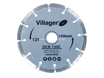 VILLAGER Dijamantska rezna ploča DCB-230C Rezna ploča 230mm 22.23mm