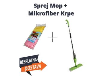 Sprej Mop + Mikrofiber Krpe