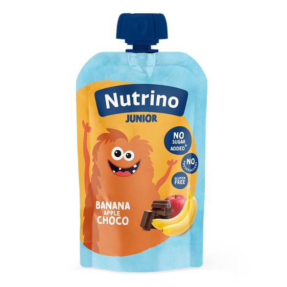 Nutrino junior voćni pire - Banana, jabuka, čokolada 100 g