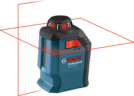 Bosch samonivelišući linijski laser 360 stepeni, 20m GLL 2-20
