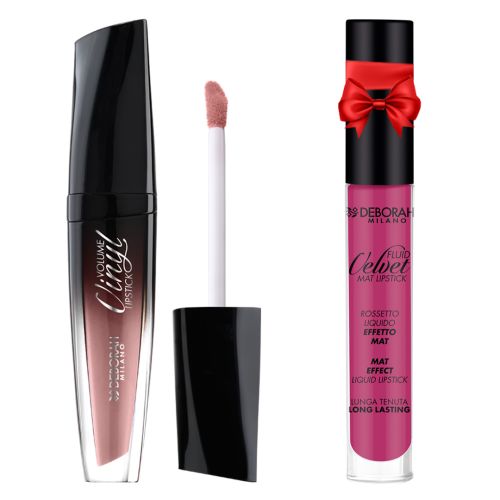 DEBORAH
Volume Vinyl Lipstick+Velvet Mat Lipstick