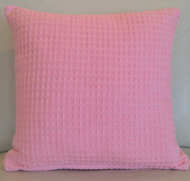 Jastučnica Waffle baby roze 40×40