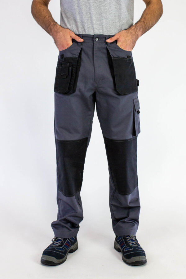 Radne pantalone PROFY WORK D-24 – Sivo / Crne
