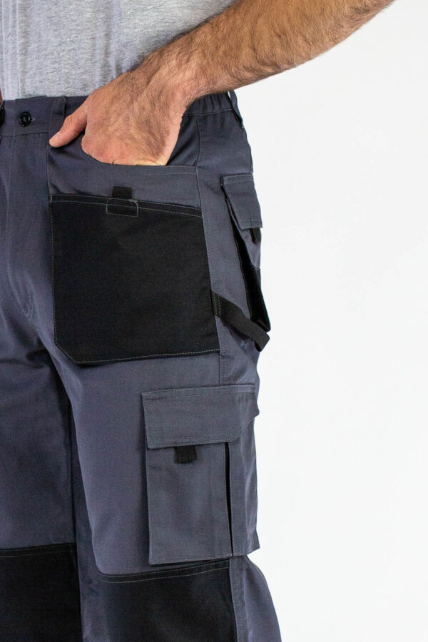 Radne pantalone PROFY WORK D-24 – Sivo / Crne