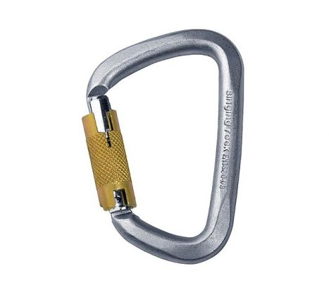 Karabiner D čelični TRIPLE LOCK