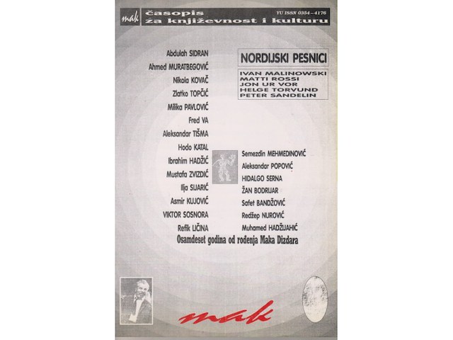 NORDIJSKI PESNICI / MAK Časopis 18-19/1997