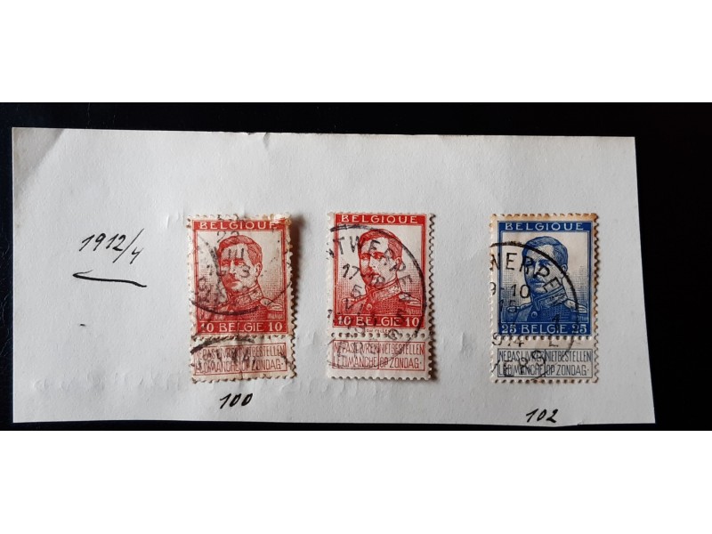 BELGIJA 1912/14