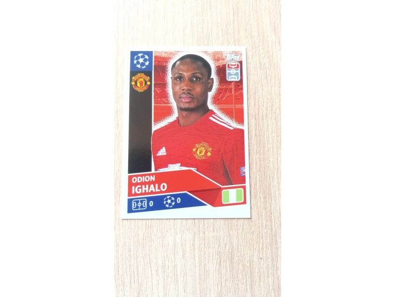 Liga šampiona 2020/21 Topps broj MUN 015