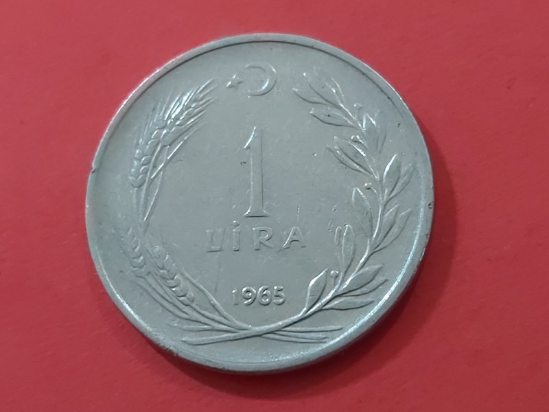 Turska - 1 lira 1965 god