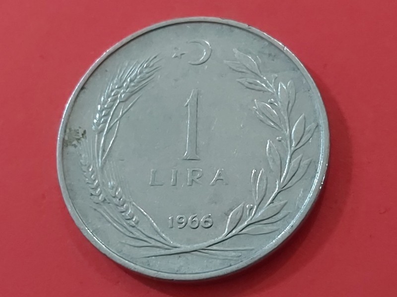 Turska - 1 lira 1966 god