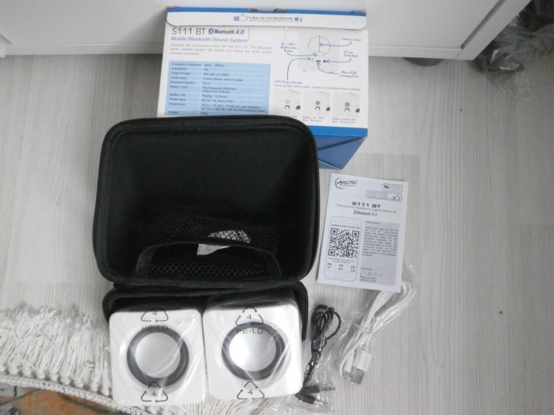 Bluetooth 4.0 zvučnik model S111 BT Arctic