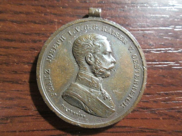 Franc Jozef bronzana medalja za hrabrost