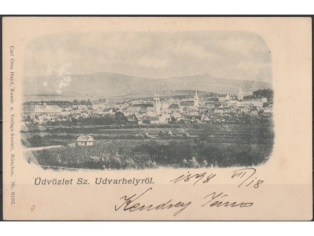 Rumunija - Udvarhely 1898