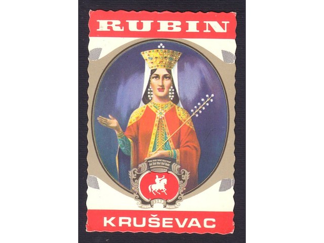 kalendar KRUSEVAC - RUBIN 1972