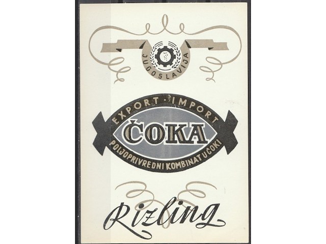 Etiketa za vino - Rizling Coka