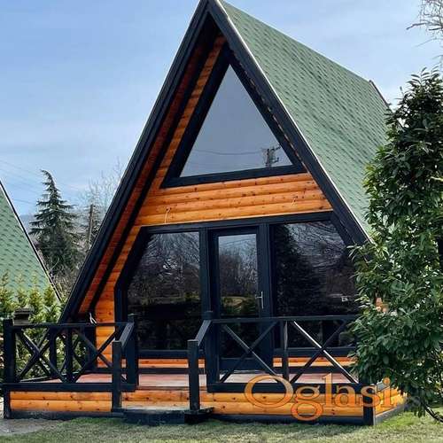 Drvene montazne kuce A-Frame 6