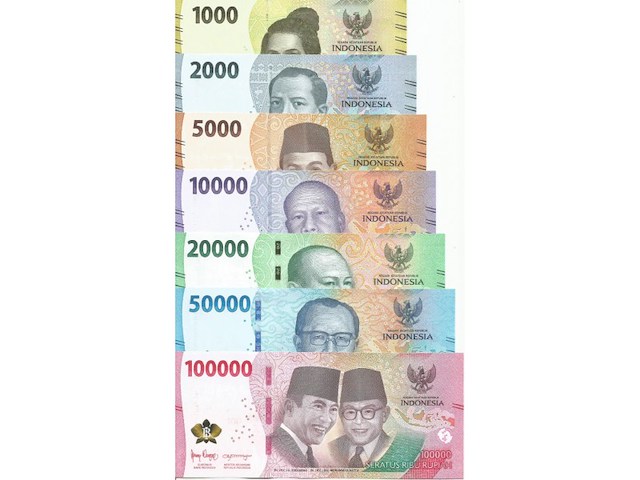 Indonesia 2022. UNC Kompletan set novcanica