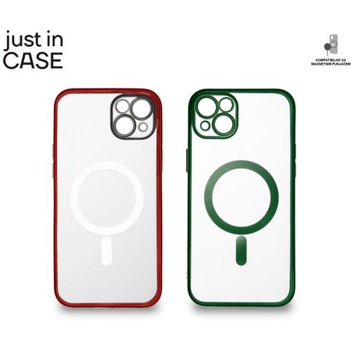 2u1 Extra case MAG MIX paket ZELENO CRVENI za iPhone 14 Plus