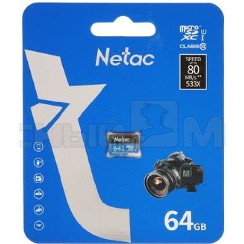 Netac Micro SDXC 64GB P500 Standard NT02P500STN-064G-S