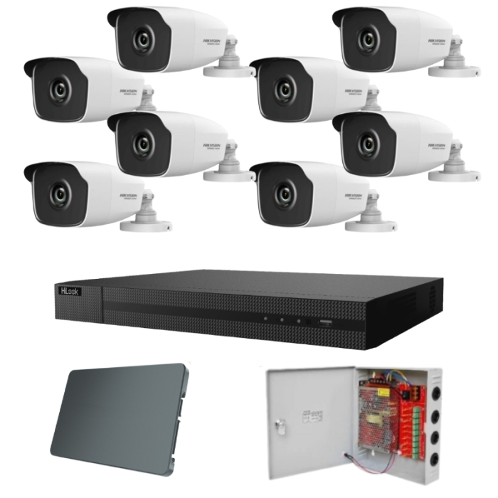 HikVision komplet 8 box kamera 5Mpix
HikVision komplet 8 box kamera 5Mpix
