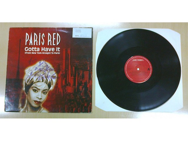 PARIS RED - Gotta Have It (12 inchmaxi) Made in Germany