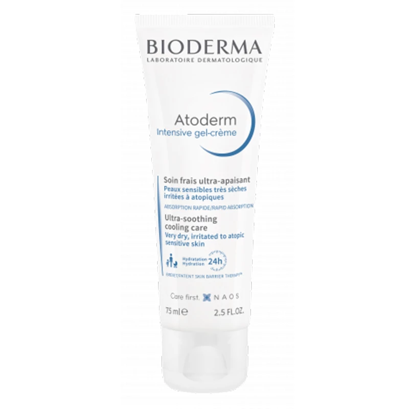 Bioderma Atoderm intensive gel-krem 75 ml, za veoma suvu, iritiranu do atopičnu kožu